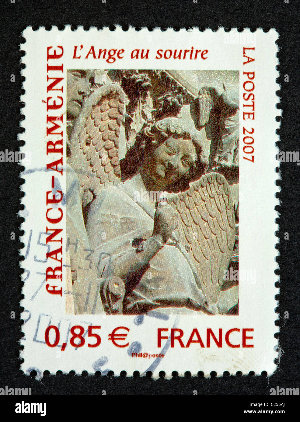 French postage stamp Stock Photo - Alamy