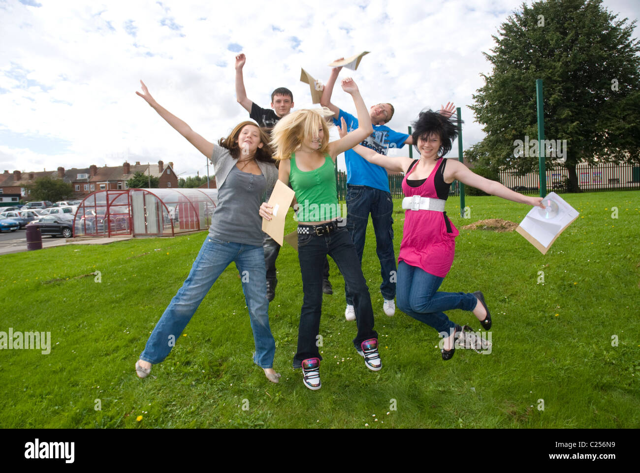 Celebrate exam results hi-res stock photography and images - Alamy