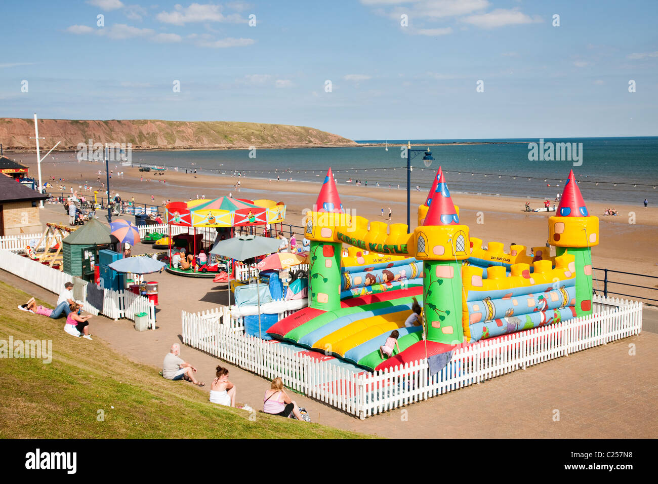Kids On A Bouncy Castle High Resolution Stock Photography and Images ...