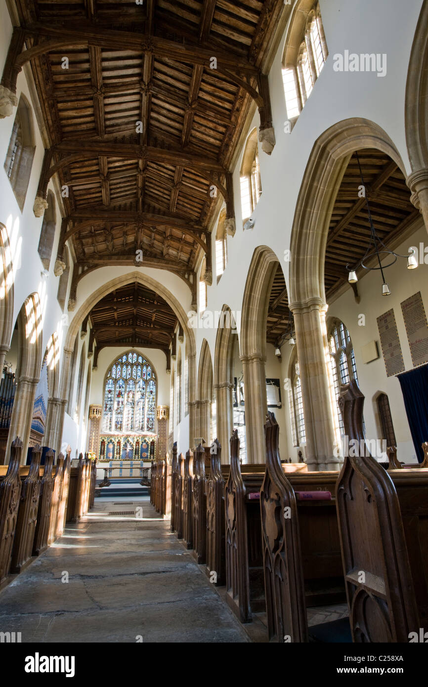 15th century church of St Michael the Archangel at North Cadbury which ...
