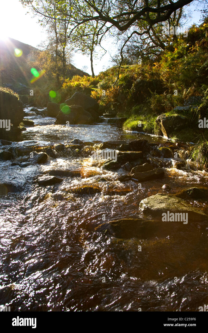 Bronte Waterfall on the Bronte Way Stock Photo - Alamy