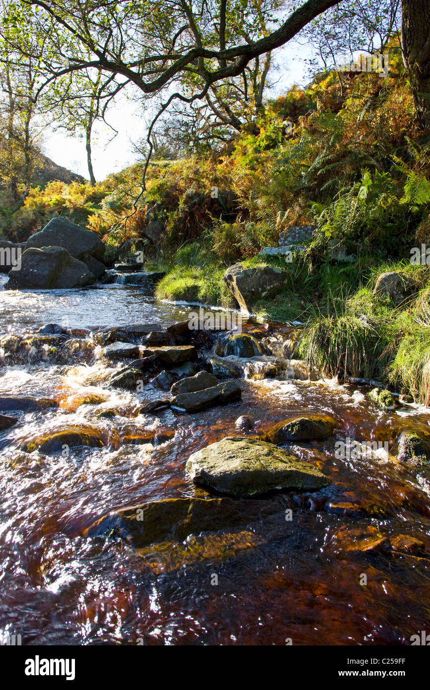 Bronte Waterfall on the Bronte Way Stock Photo - Alamy