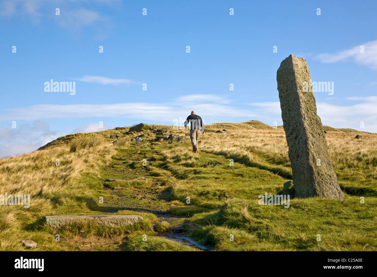 Stoodley long causeway hi-res stock photography and images - Alamy