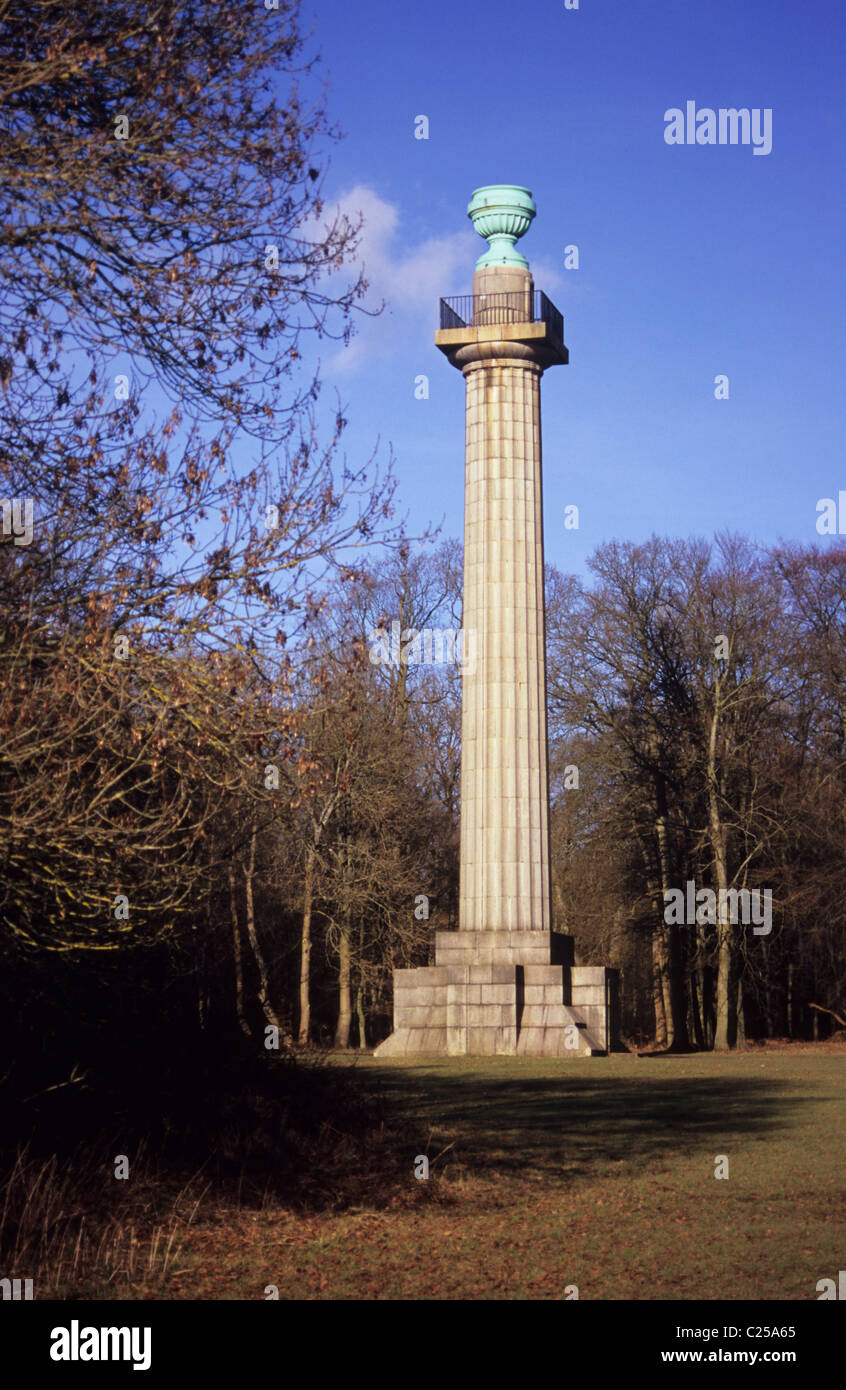The Bridgewater Monument, is a tower on the Ashridge Estate ...