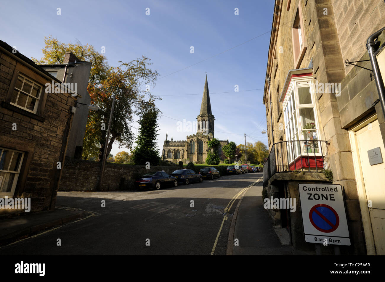 All Saints Church in Bakewell - Peak District Stock Photo - Alamy