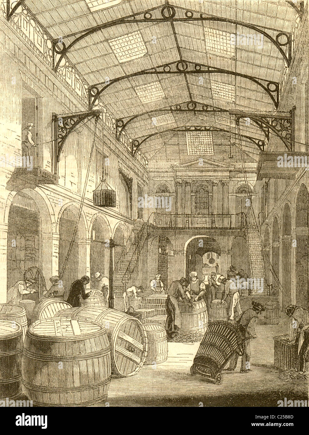 The Packing Warehouse at Day & Martin's Blacking Factory Stock Photo ...