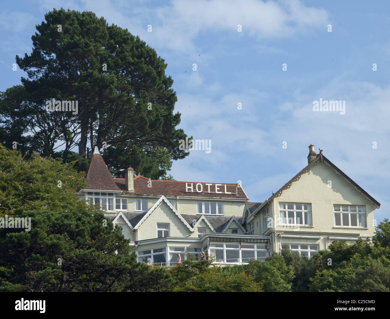 lynmouth holiday resort devon Stock Photo - Alamy