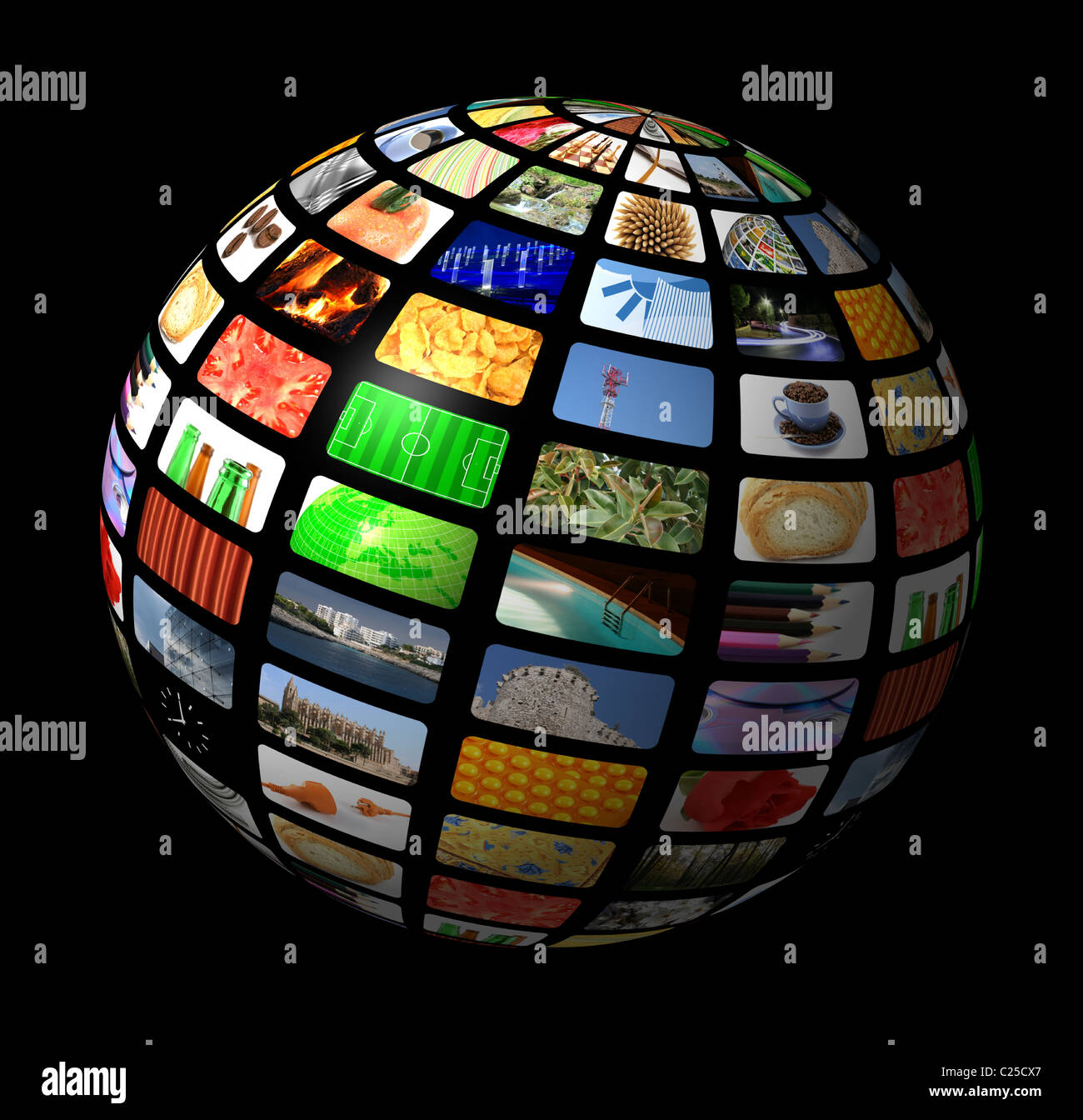 Multimedia sphere hi-res stock photography and images - Alamy