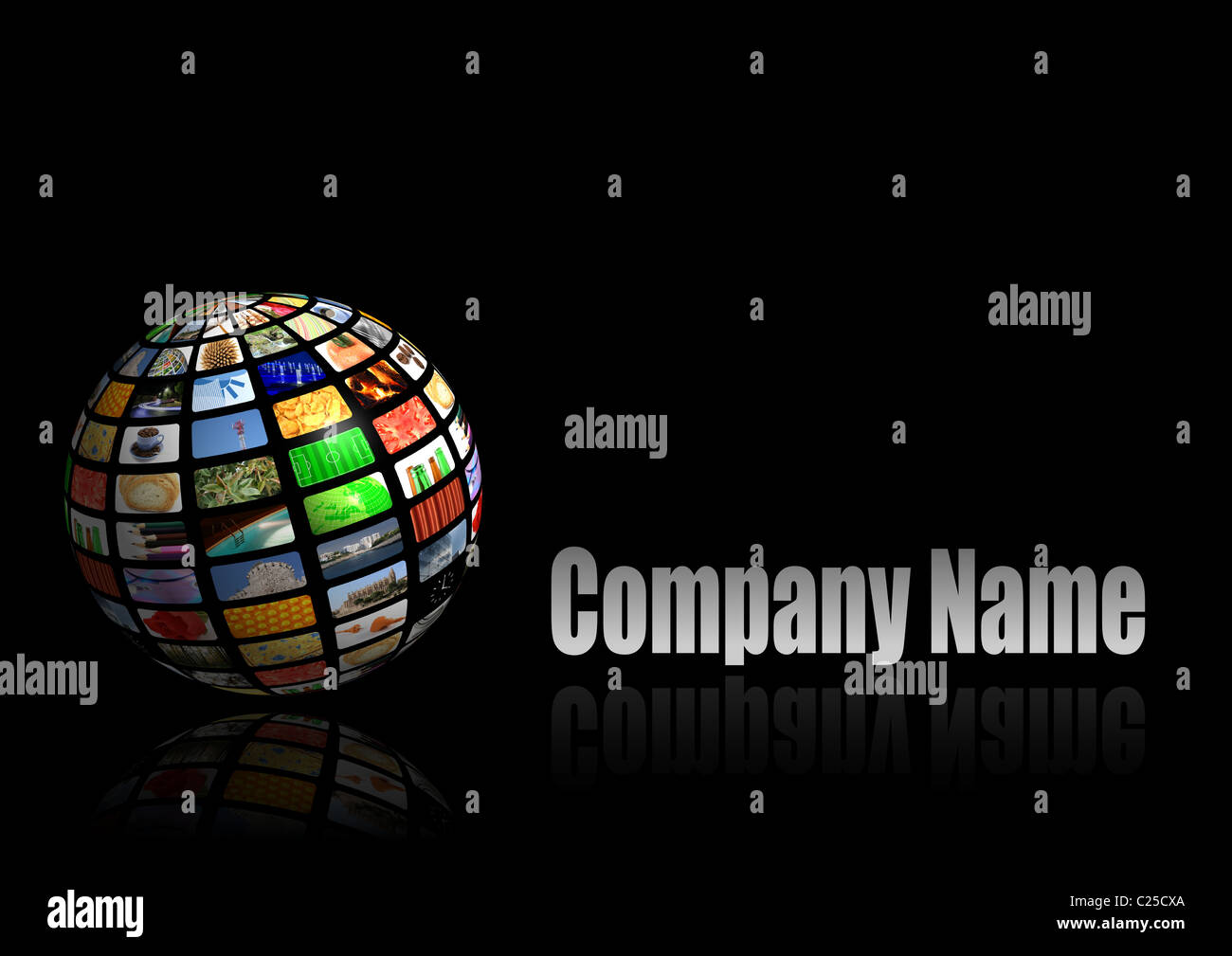 TV news internet telecommunication background Stock Photo - Alamy