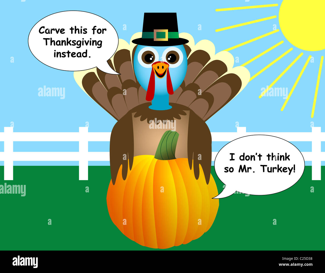 Turkey cartoon hi-res stock photography and images - Alamy