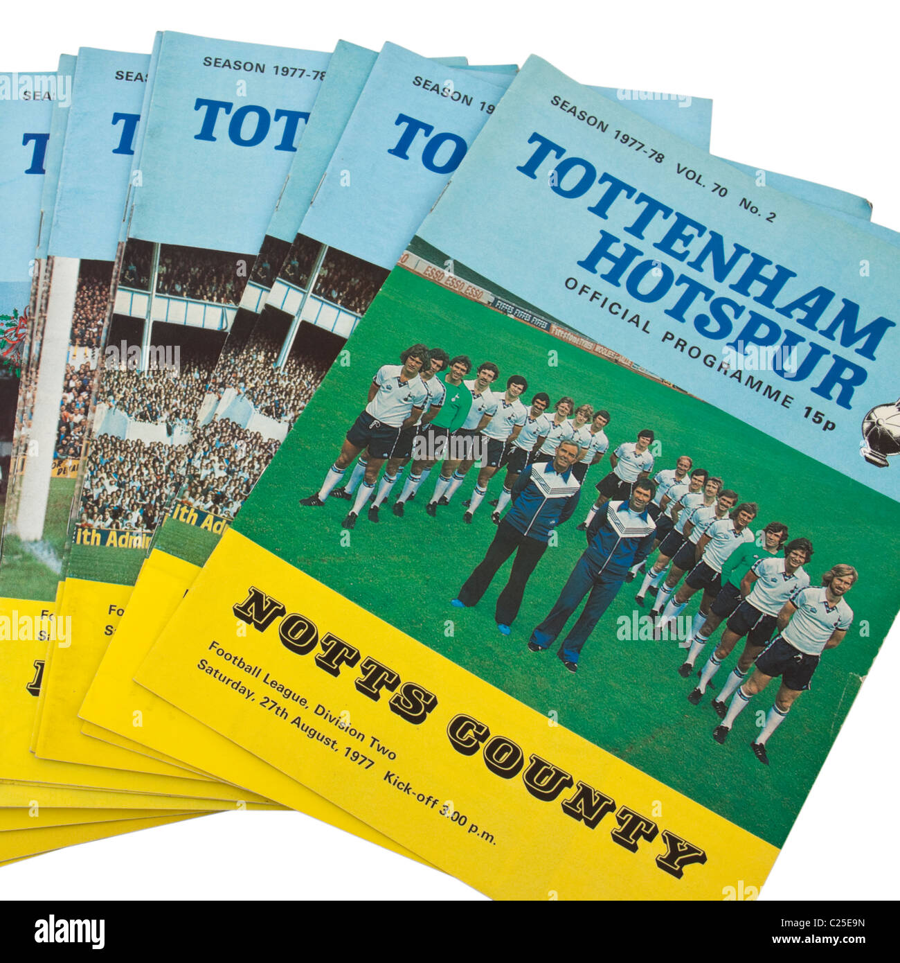 Vintage football programme hi-res stock photography and images - Alamy