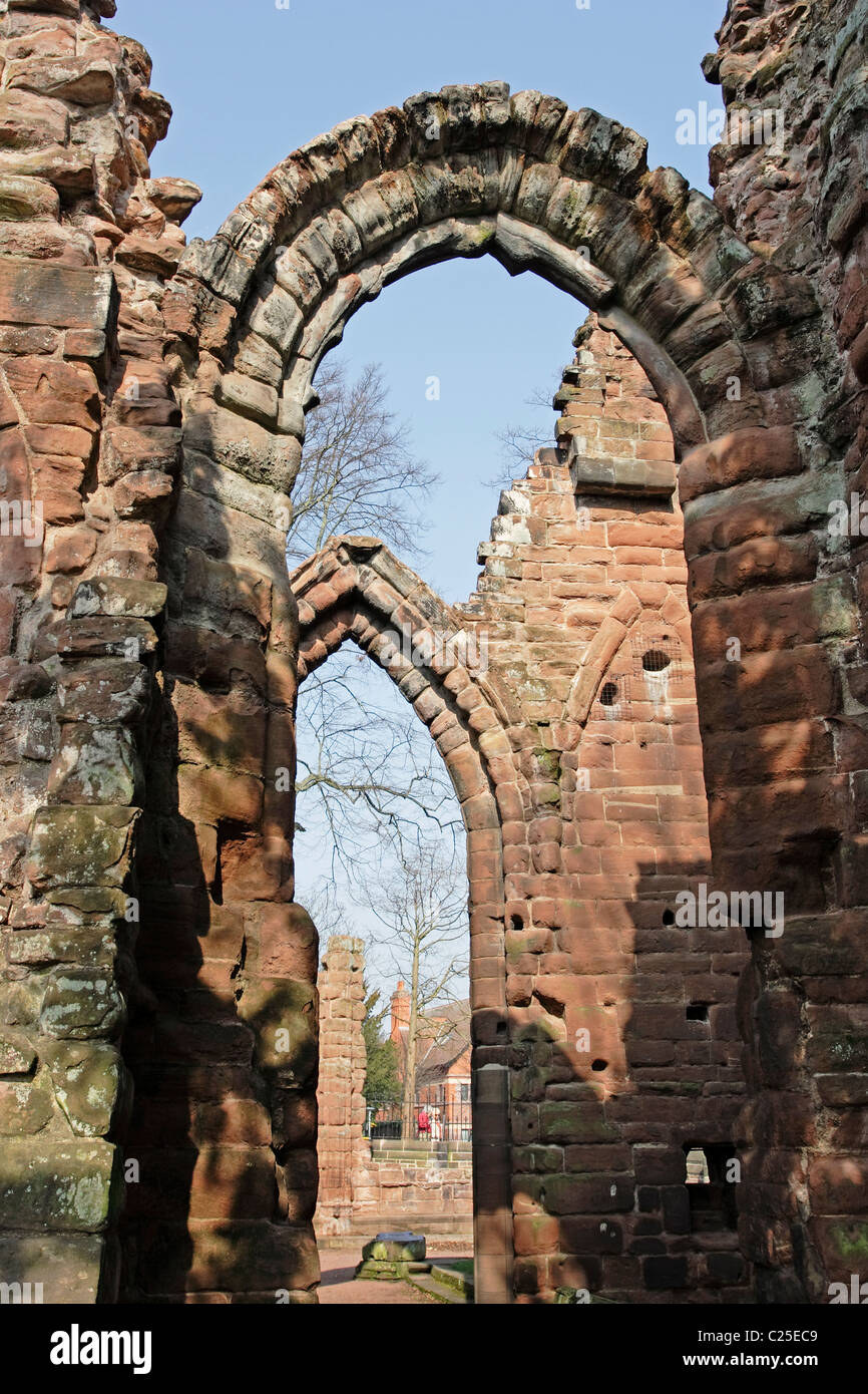Some of the Eastern Chapel ruins of St John the Baptist Church in the ...