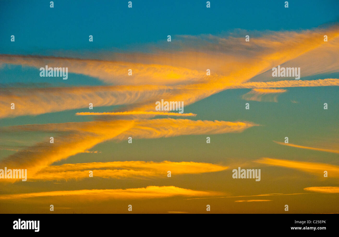 Clouds at sunset in Georgia Stock Photo - Alamy