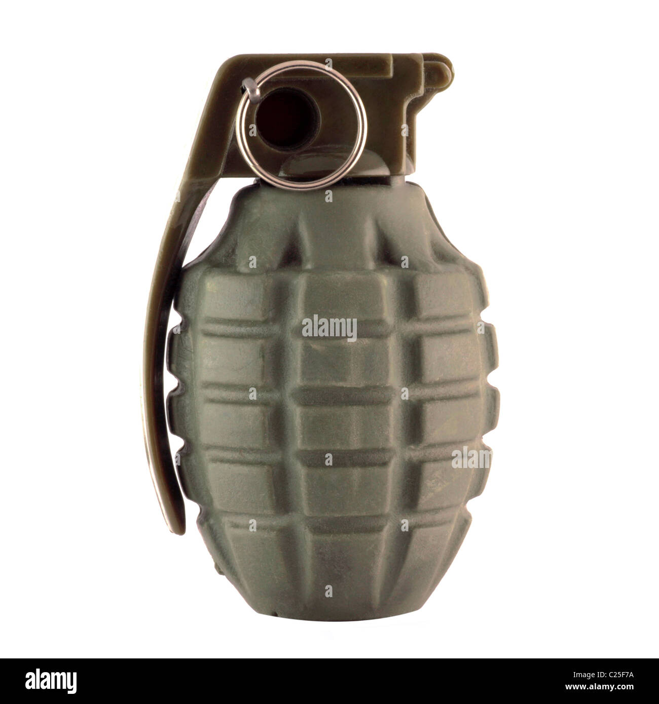 hand grenade isolated in white Stock Photo - Alamy