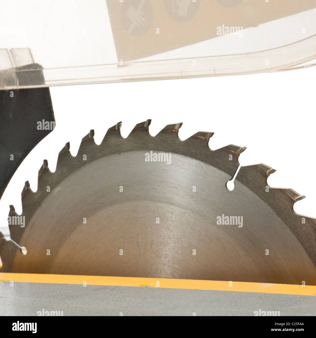 Close-up of circular saw blade Stock Photo - Alamy