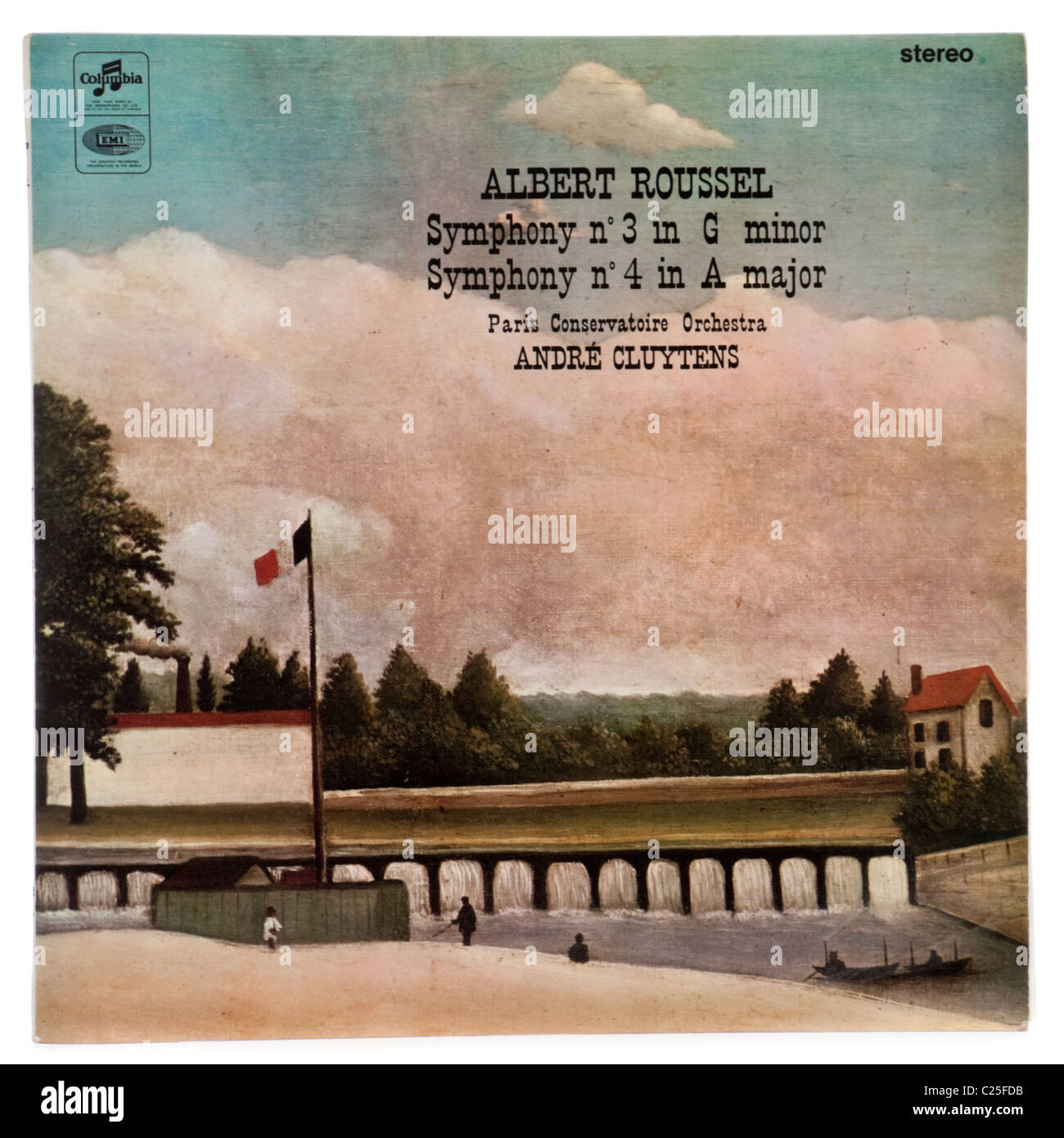 Classical LP - Symphony No 3 and No 4 by Albert Roussel Stock Photo - Alamy