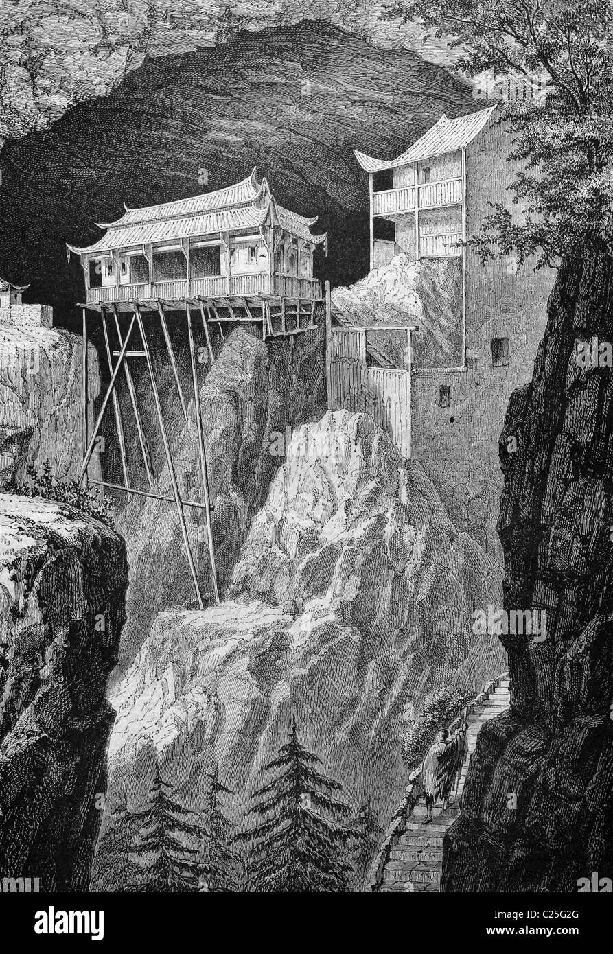 Chinese temple drawing hi-res stock photography and images - Alamy