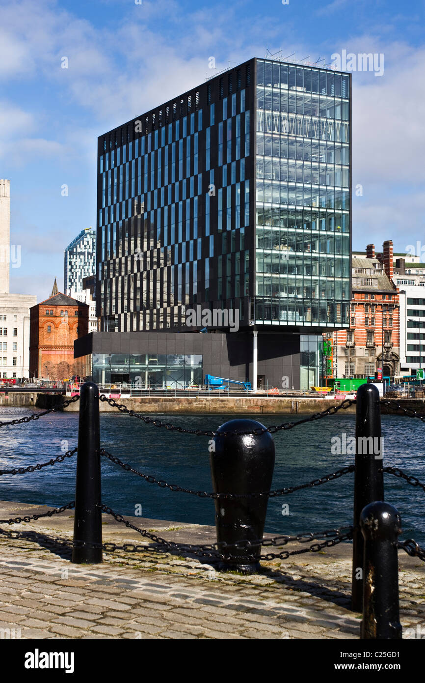 Mann Island Development with reflection of the Port of Liverpool ...