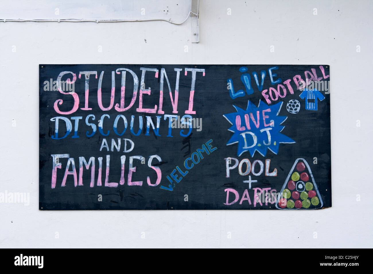 Pub advertising board hi-res stock photography and images - Alamy