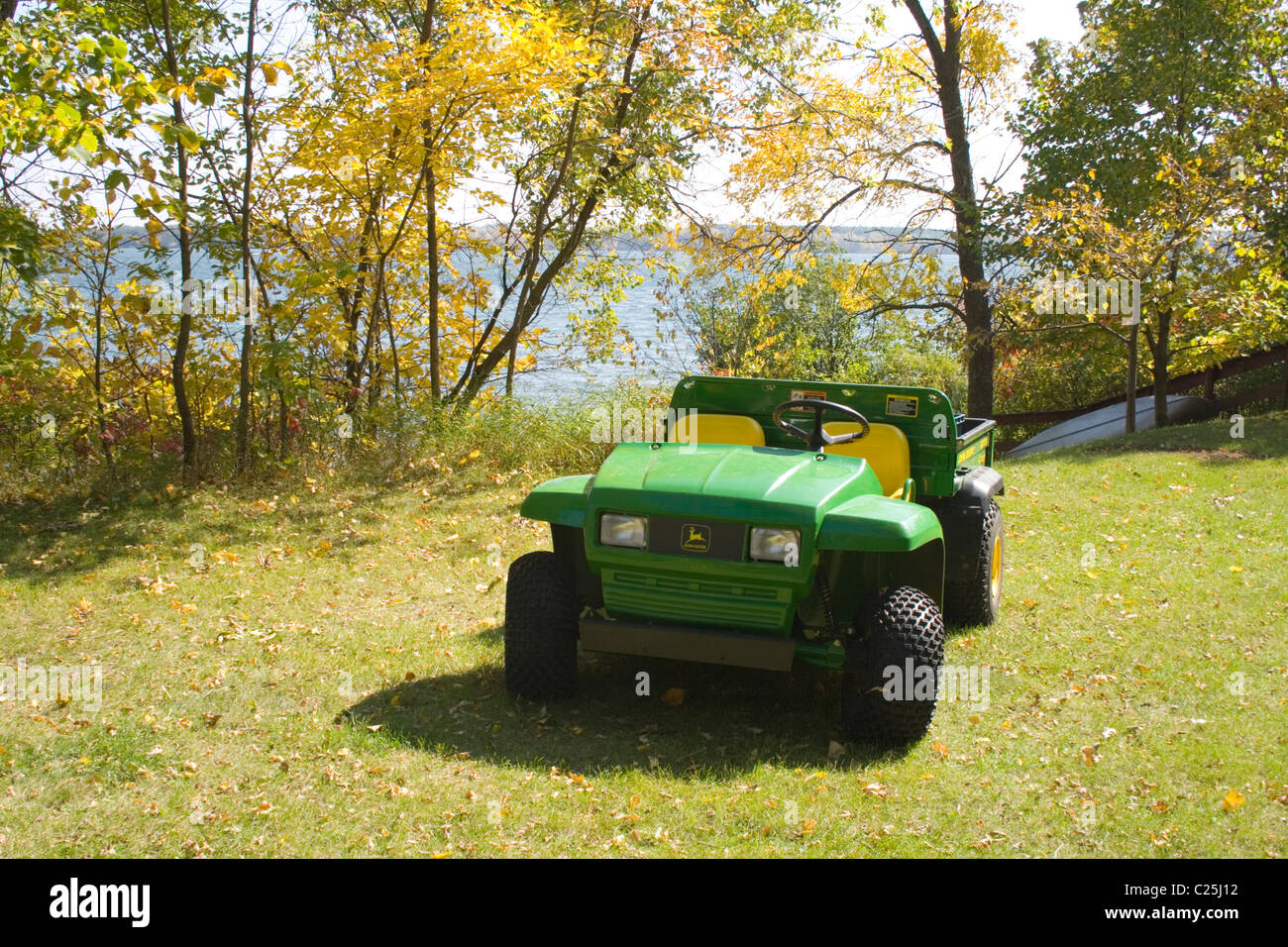 John Deere Gator four wheeler utility vehicle. Clitherall Minnesota MN ...