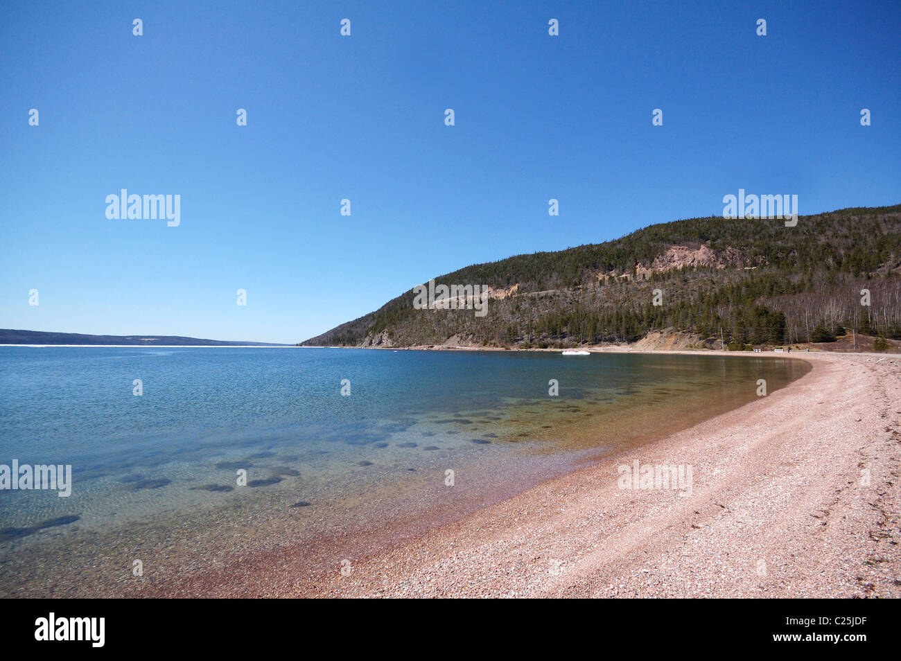 Sandy northern bay Stock Photo - Alamy