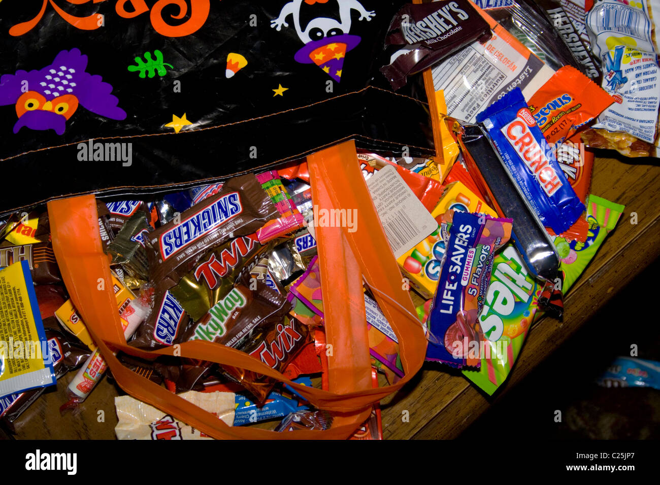 Halloween candy bag hi-res stock photography and images - Alamy