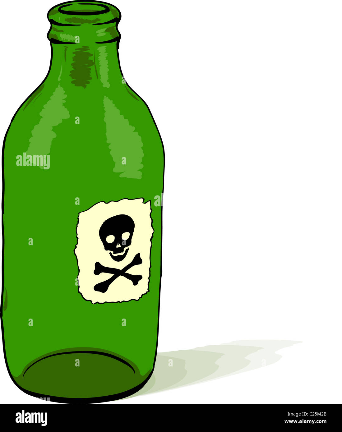 Cartoon bottle poison hi-res stock photography and images - Alamy
