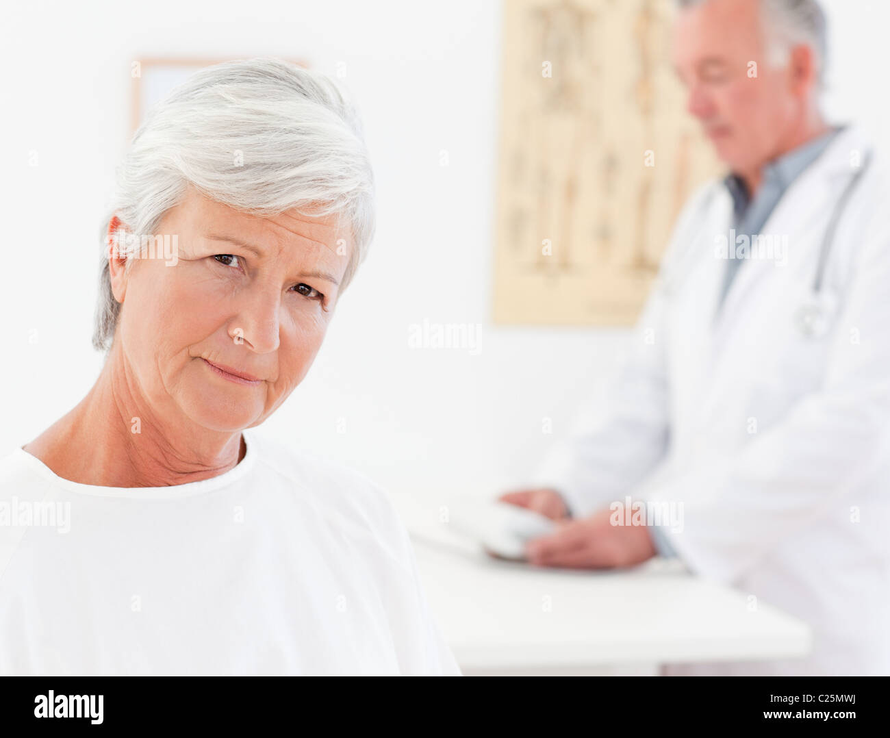 Patient looking at the camera Stock Photo - Alamy