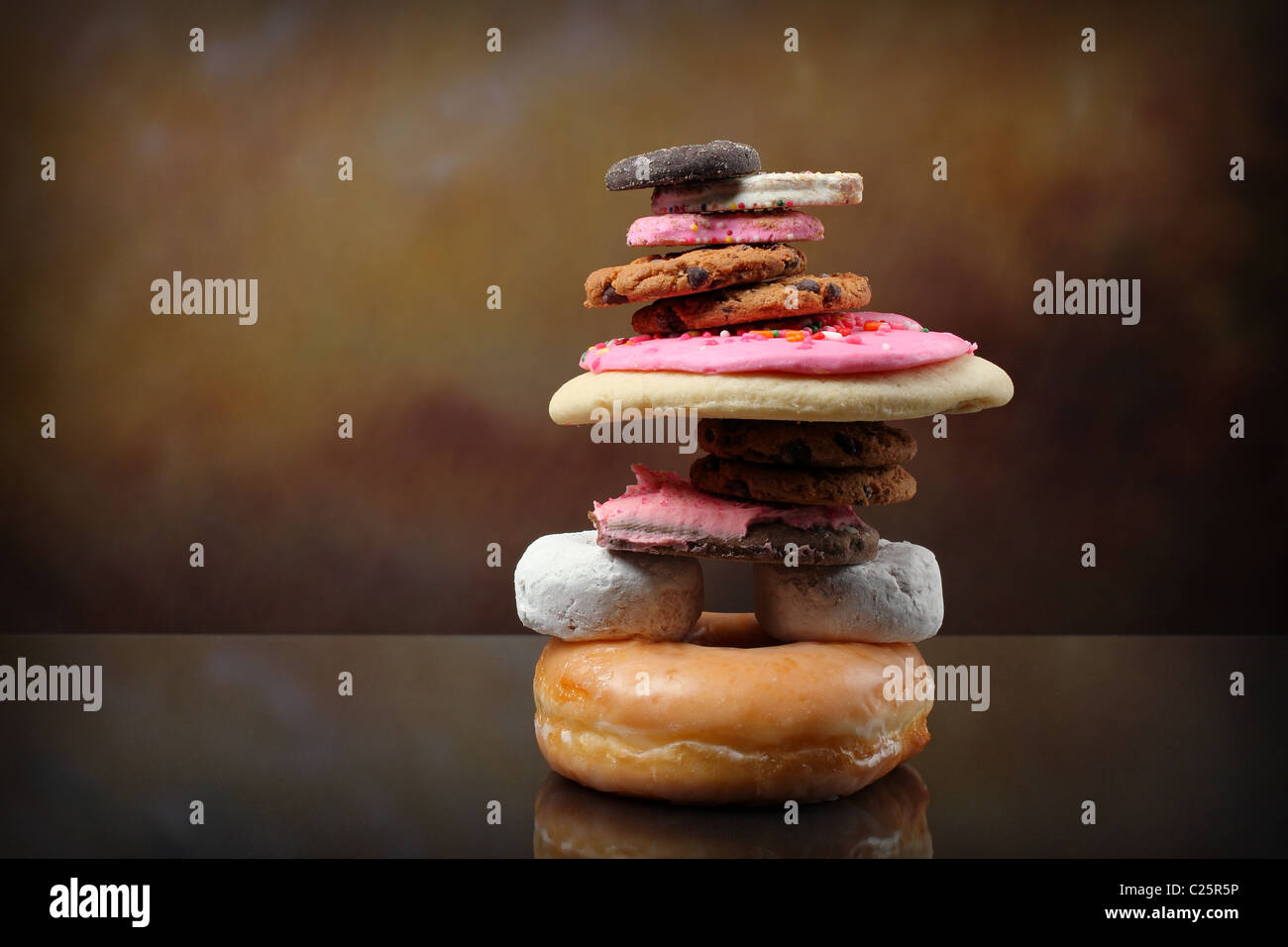 Unhealthy food pile hi-res stock photography and images - Alamy