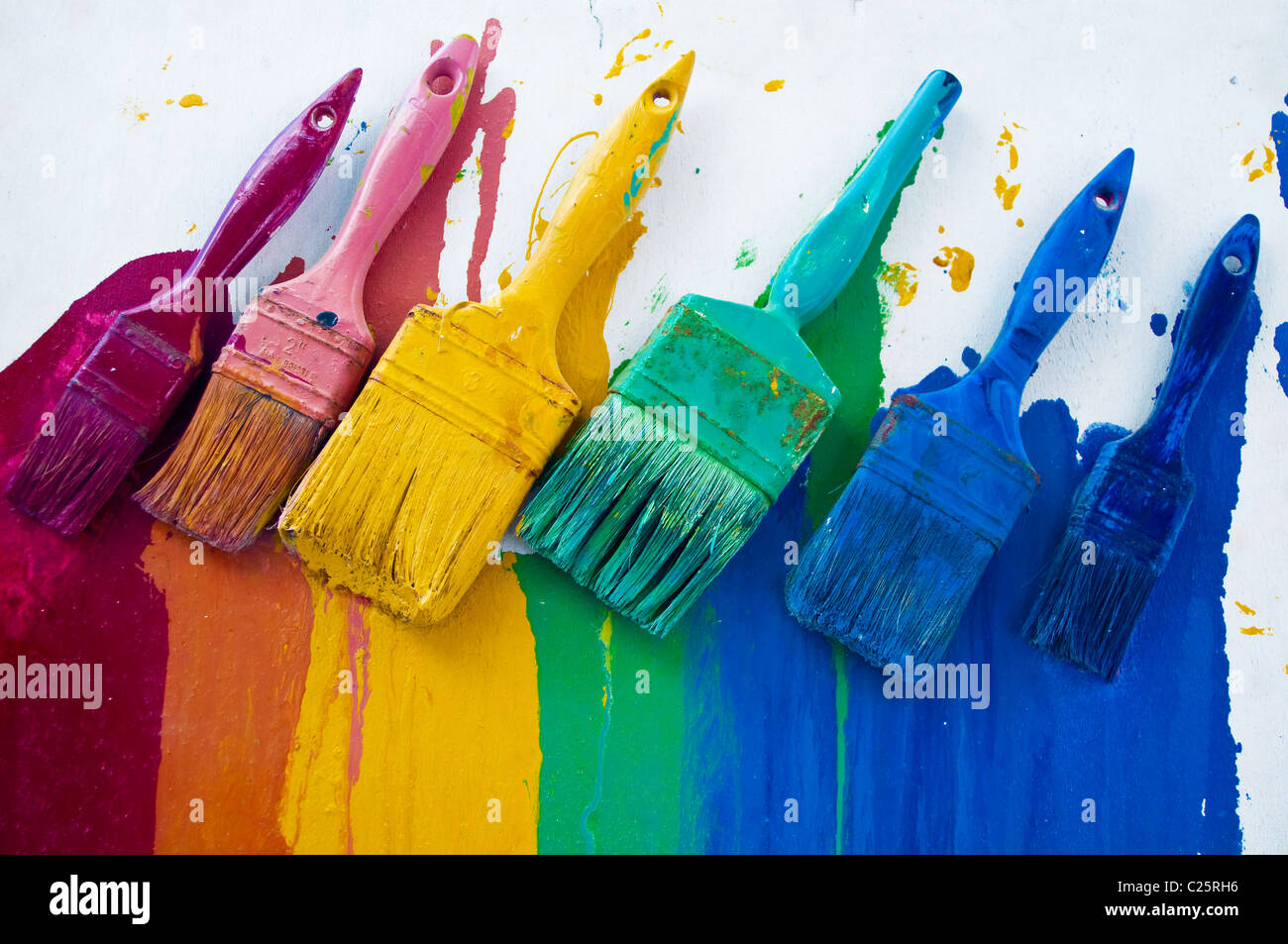 Brushing color hi-res stock photography and images - Alamy
