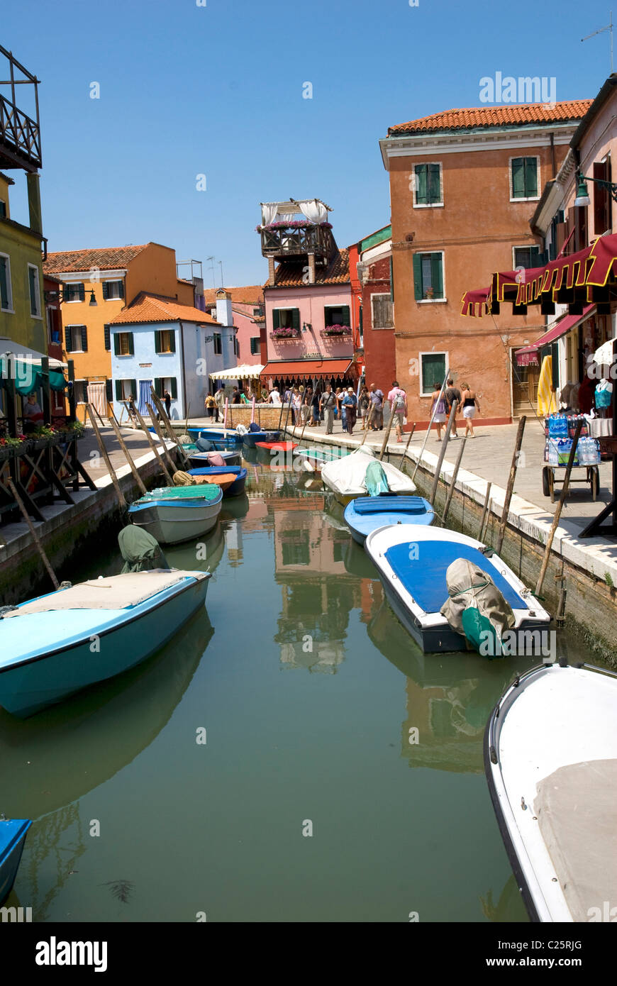 Burano streets hi-res stock photography and images - Alamy