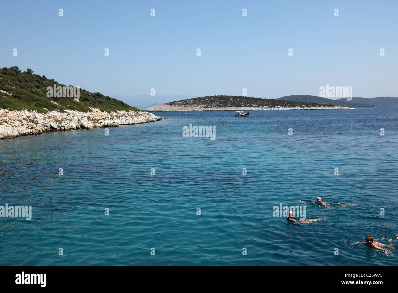 Enjoying a holiday in Turkey Stock Photo - Alamy