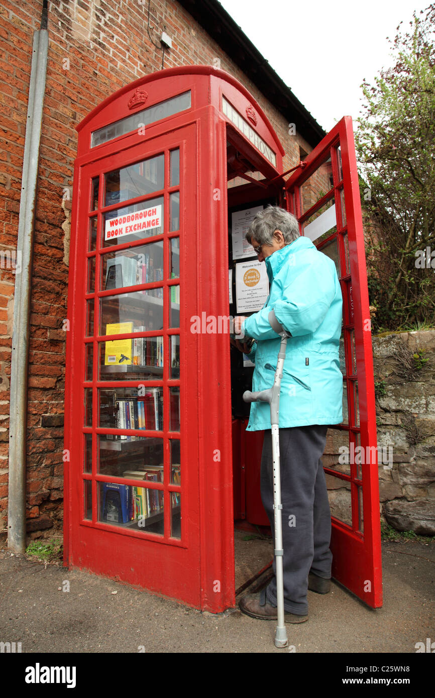 Telephone box book exchange hi-res stock photography and images - Alamy