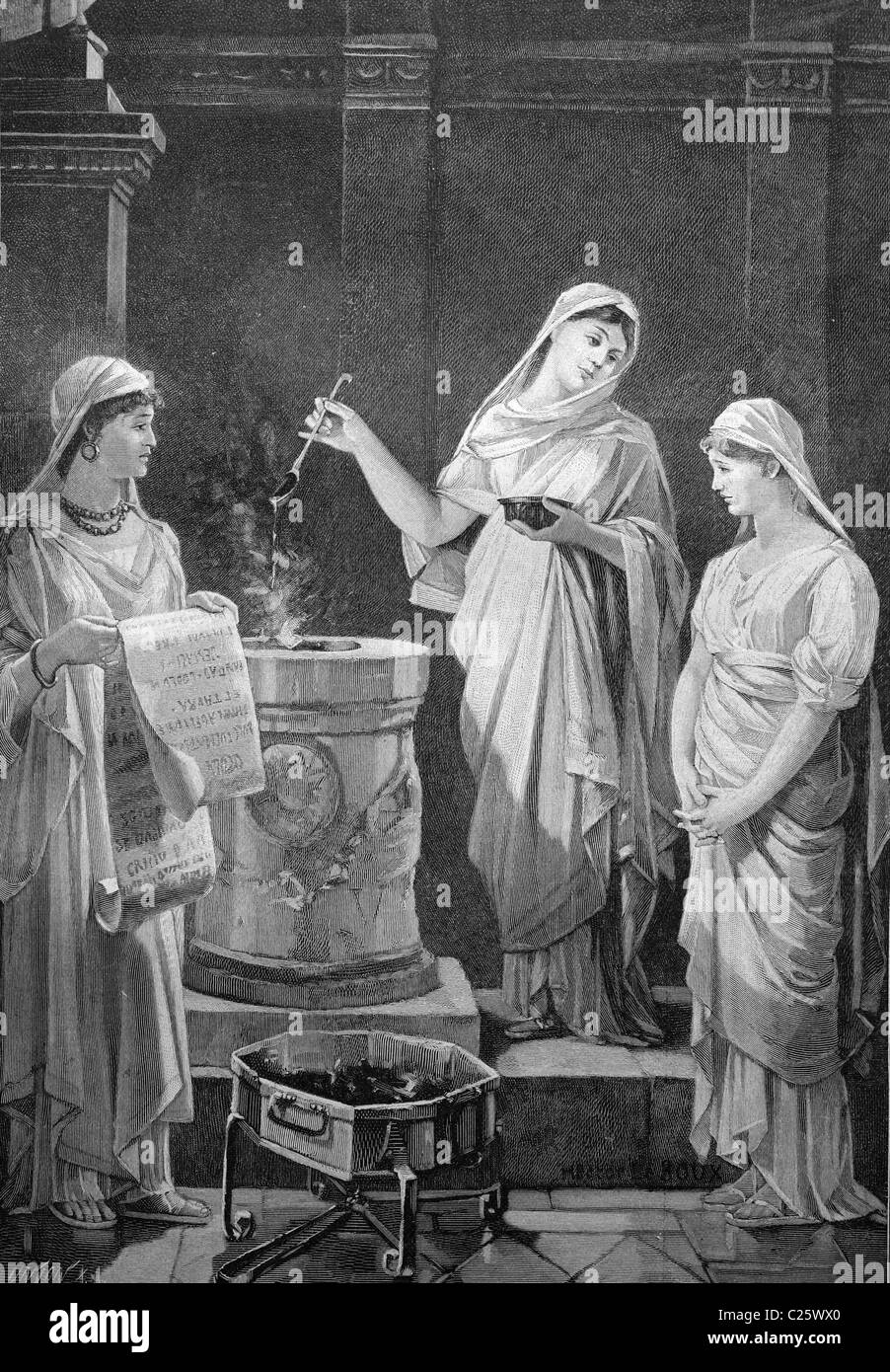 Vestal virgins hi-res stock photography and images - Alamy