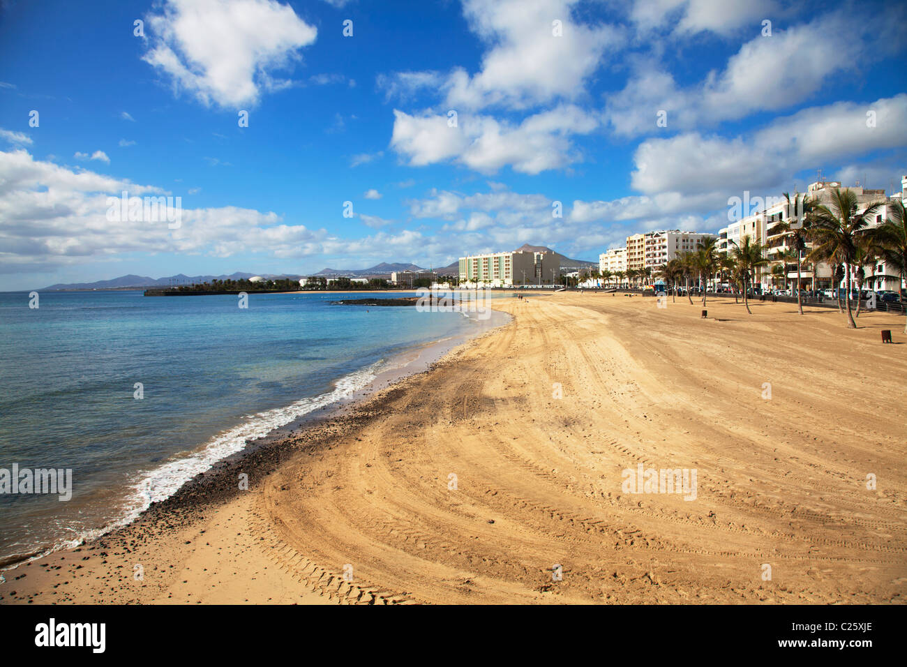 Empty town beach Stock Photo - Alamy