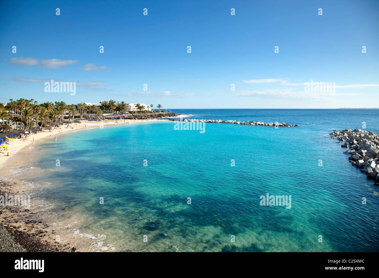Stunning bright blue beach Stock Photo - Alamy