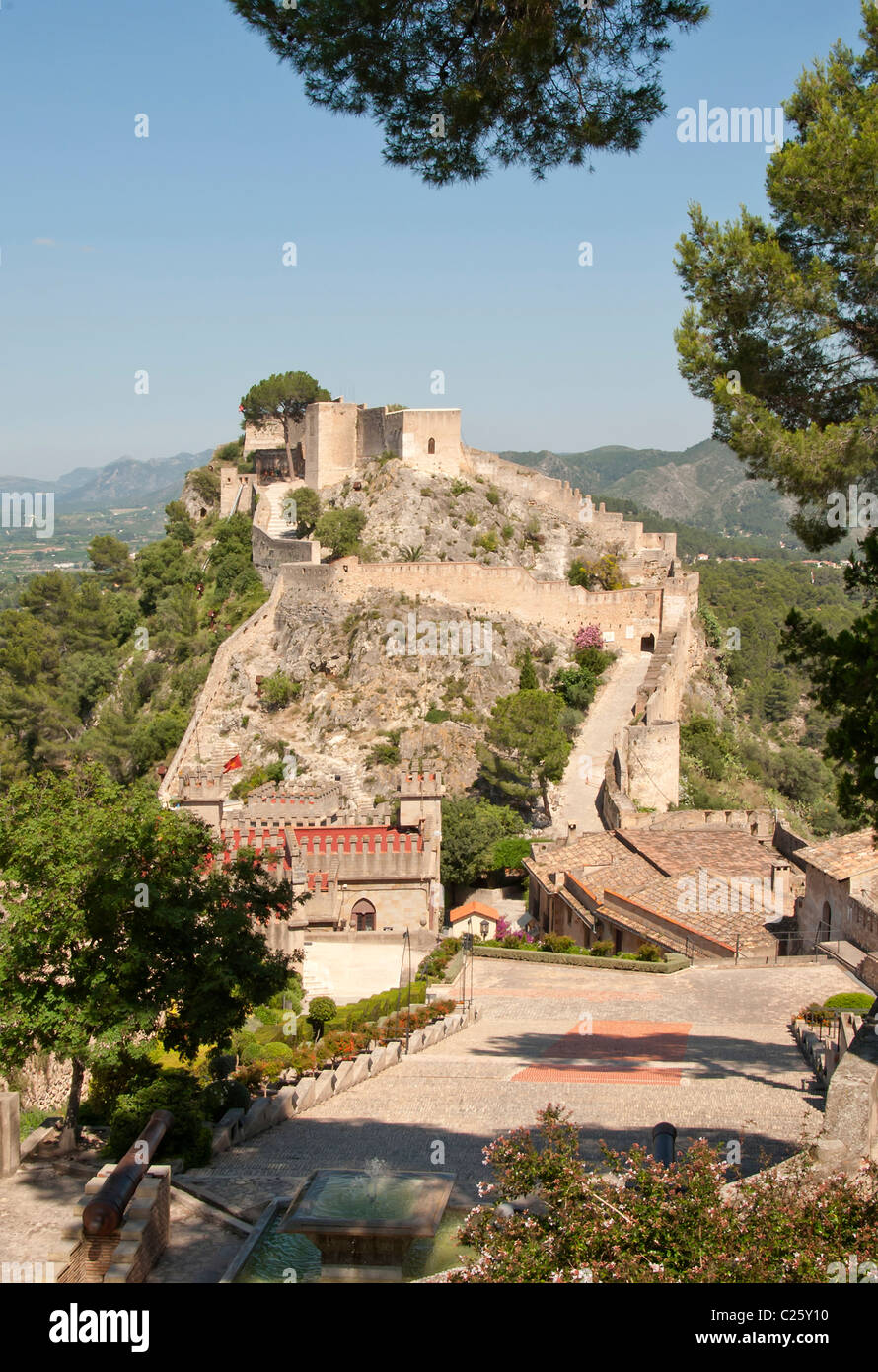 Xativa Castle, Valencia Province Spain Stock Photo - Alamy
