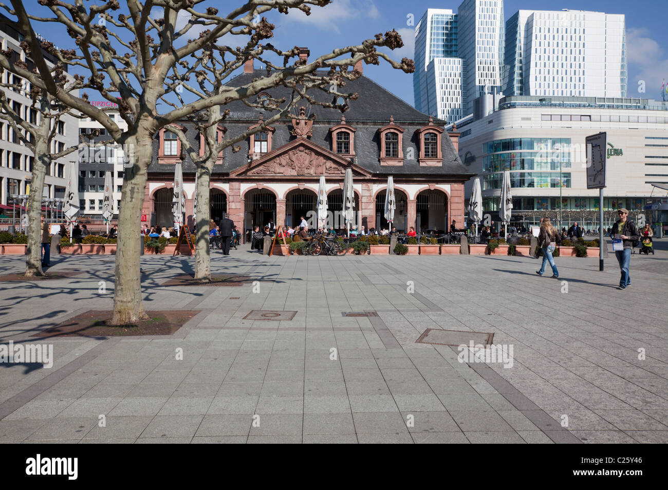 The Hauptwache is a central point of Frankfurt am Main and is one of ...