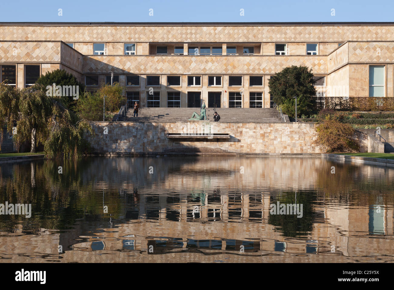 The Johann Wolfgang Goethe University in Frankfurt, Germany Stock Photo ...