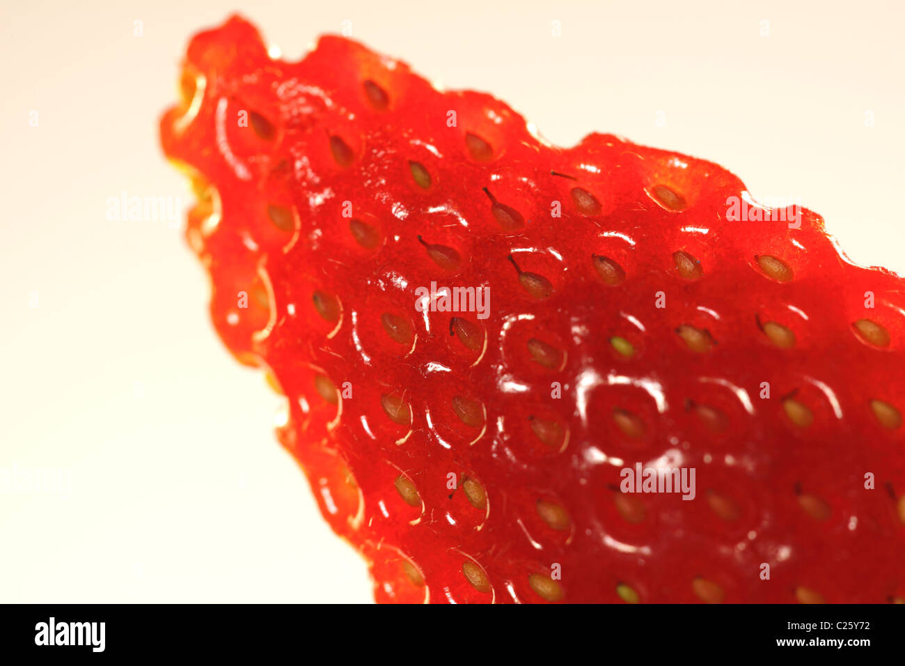 strawberry,photographed in close up Stock Photo - Alamy