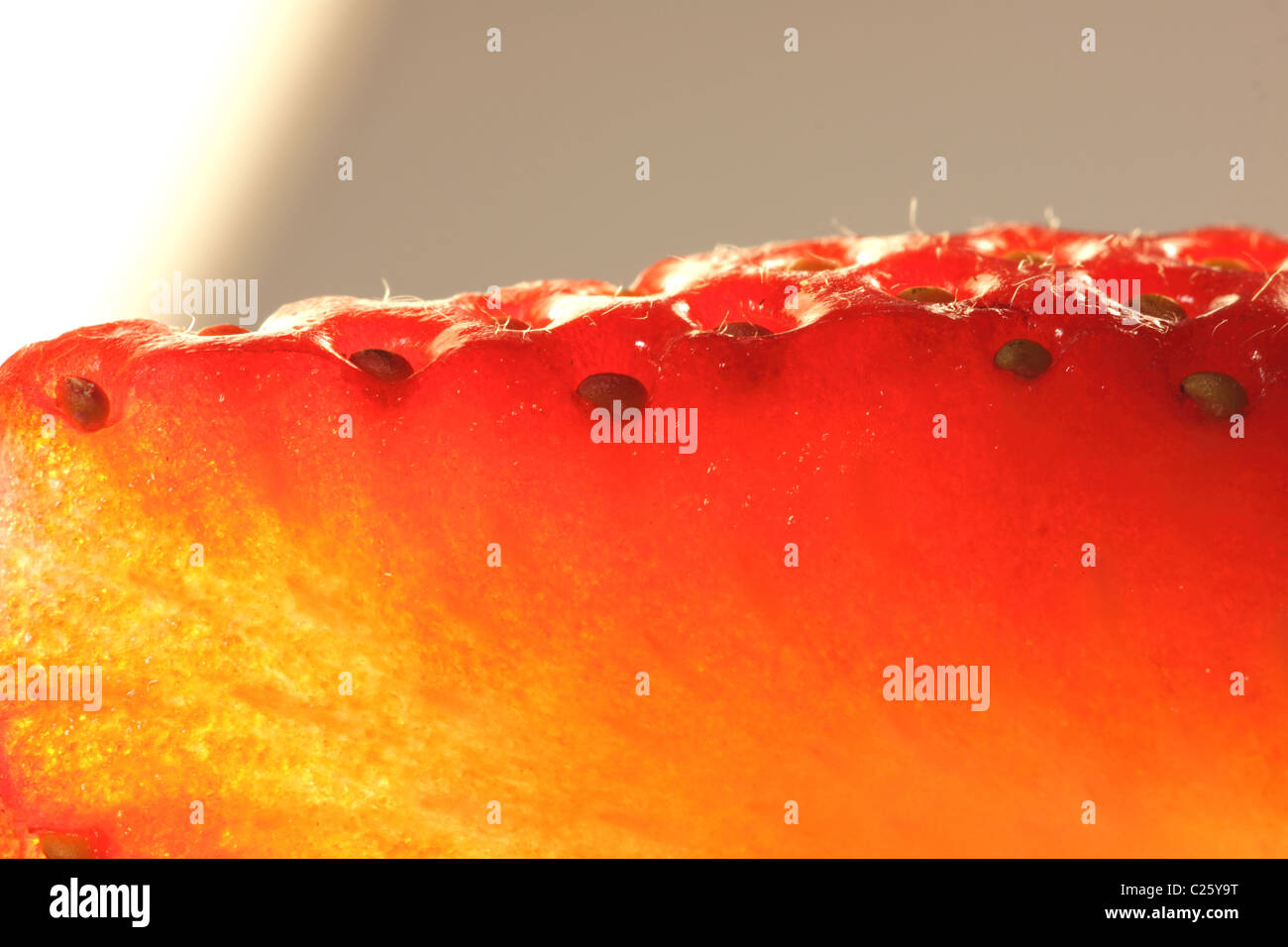strawberry,photographed in close up Stock Photo - Alamy