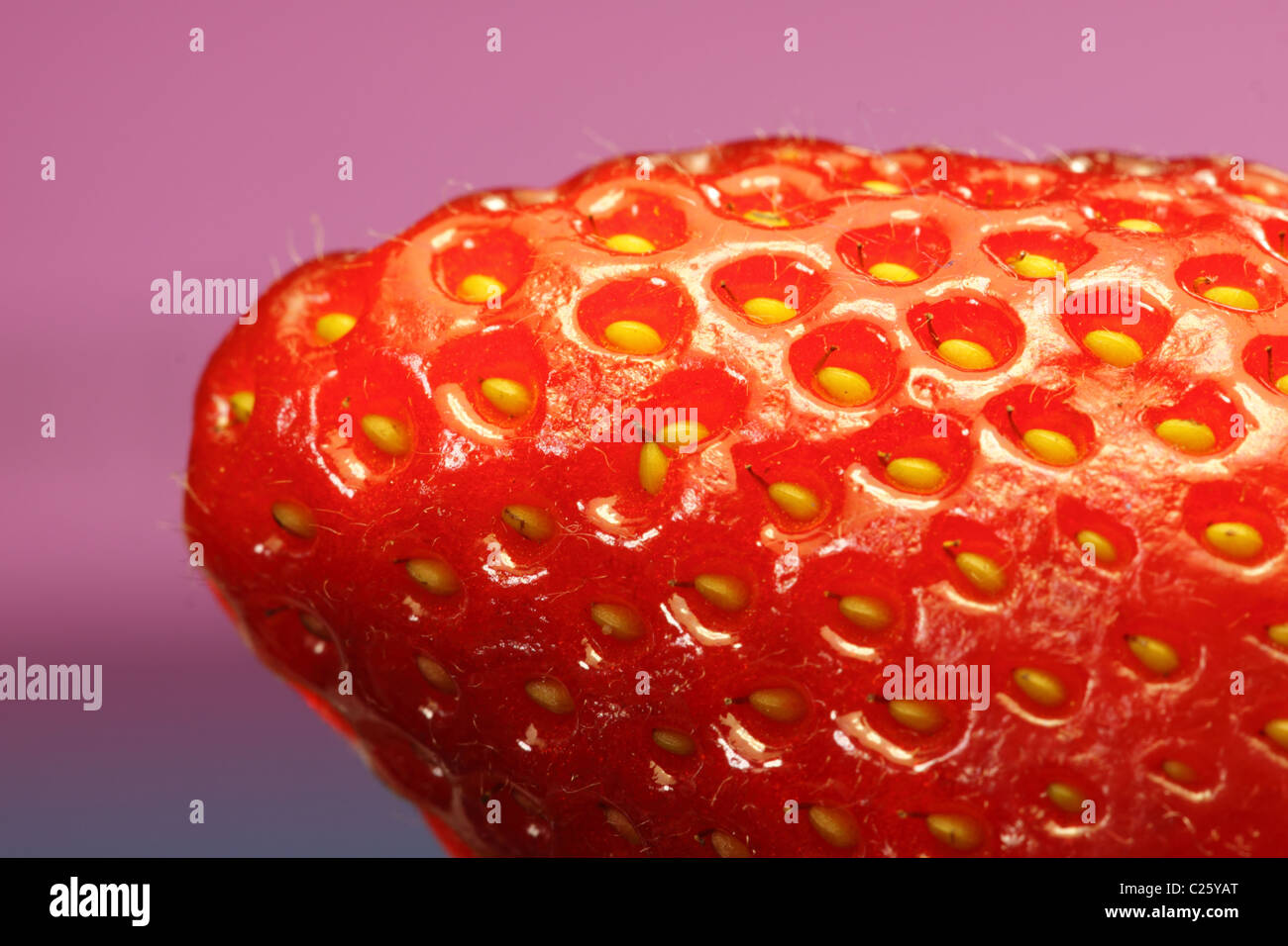 strawberry,photographed in close up Stock Photo - Alamy