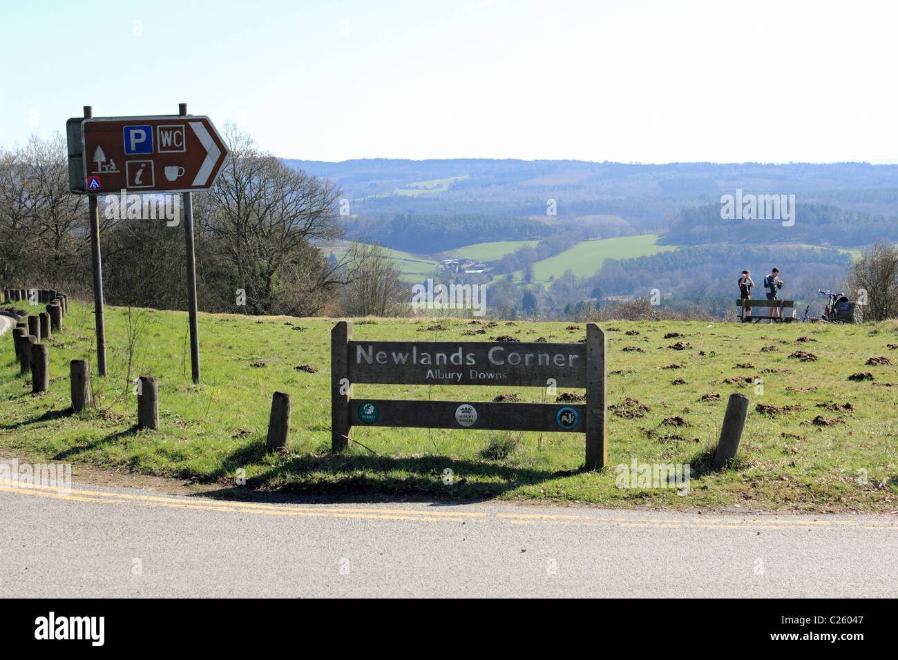 Newlands corner north downs way hi-res stock photography and images - Alamy