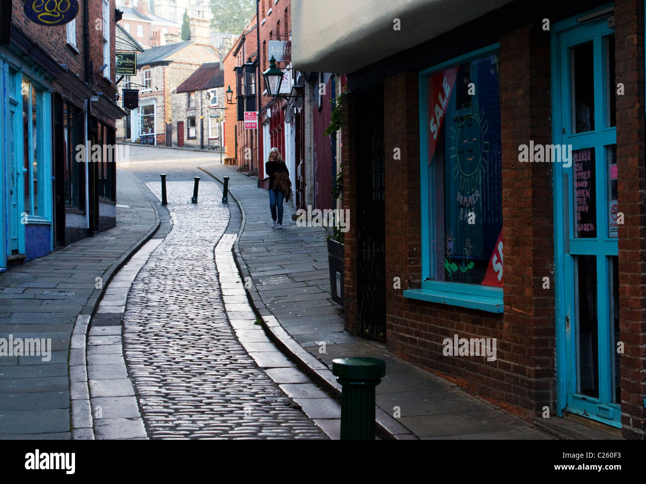 Early Morning Steep Hill Stock Photo - Alamy