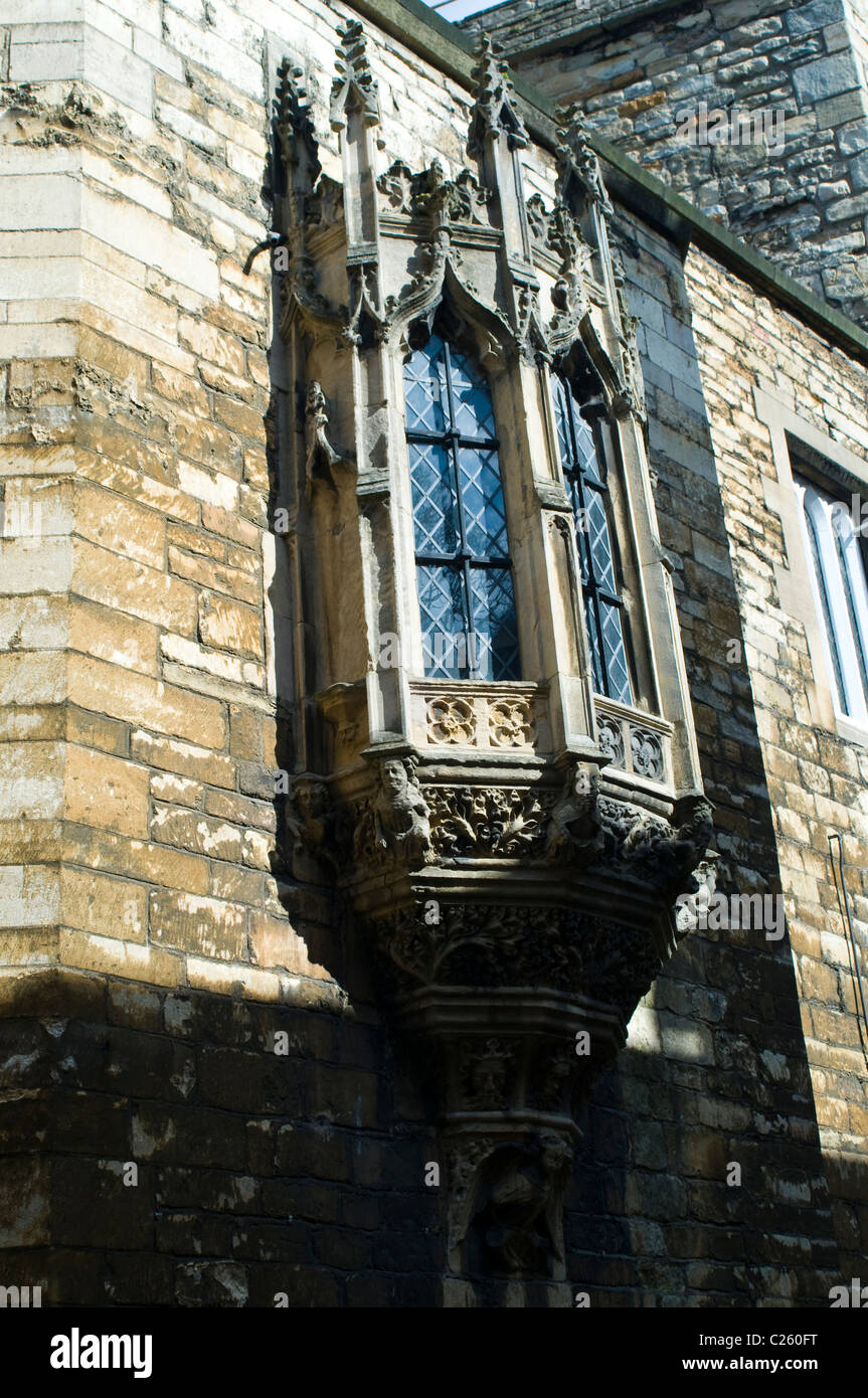 Lincoln castle old window Stock Photo - Alamy