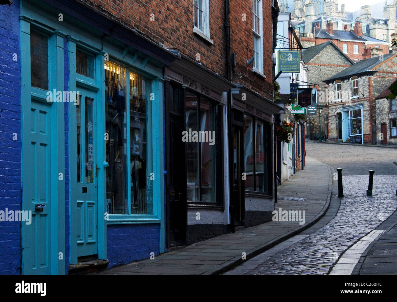 Steep Hill from the Bottom Stock Photo - Alamy