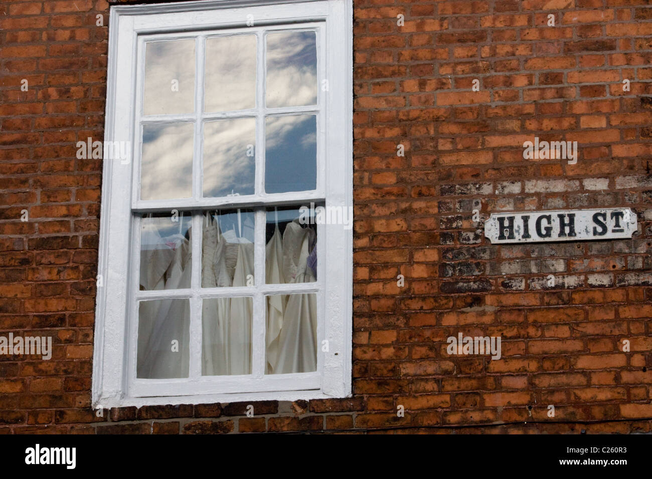 Wedding dresses on high hi-res stock photography and images - Alamy