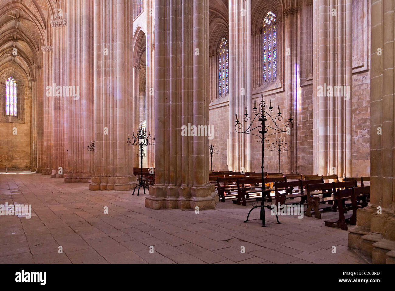 Batalha Monastery, a masterpiece of the Gothic architecture. Dominican ...