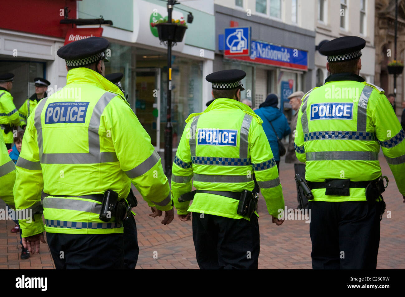 The English Defense League Demonstration and Muslims against Racism ...