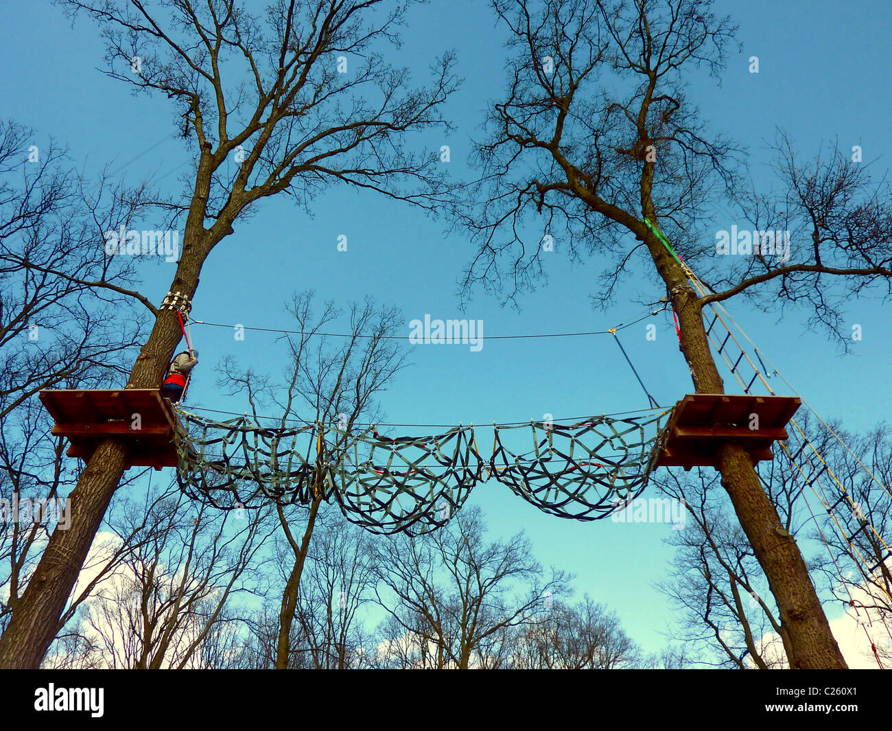 Girl hiking ropes hi-res stock photography and images - Alamy